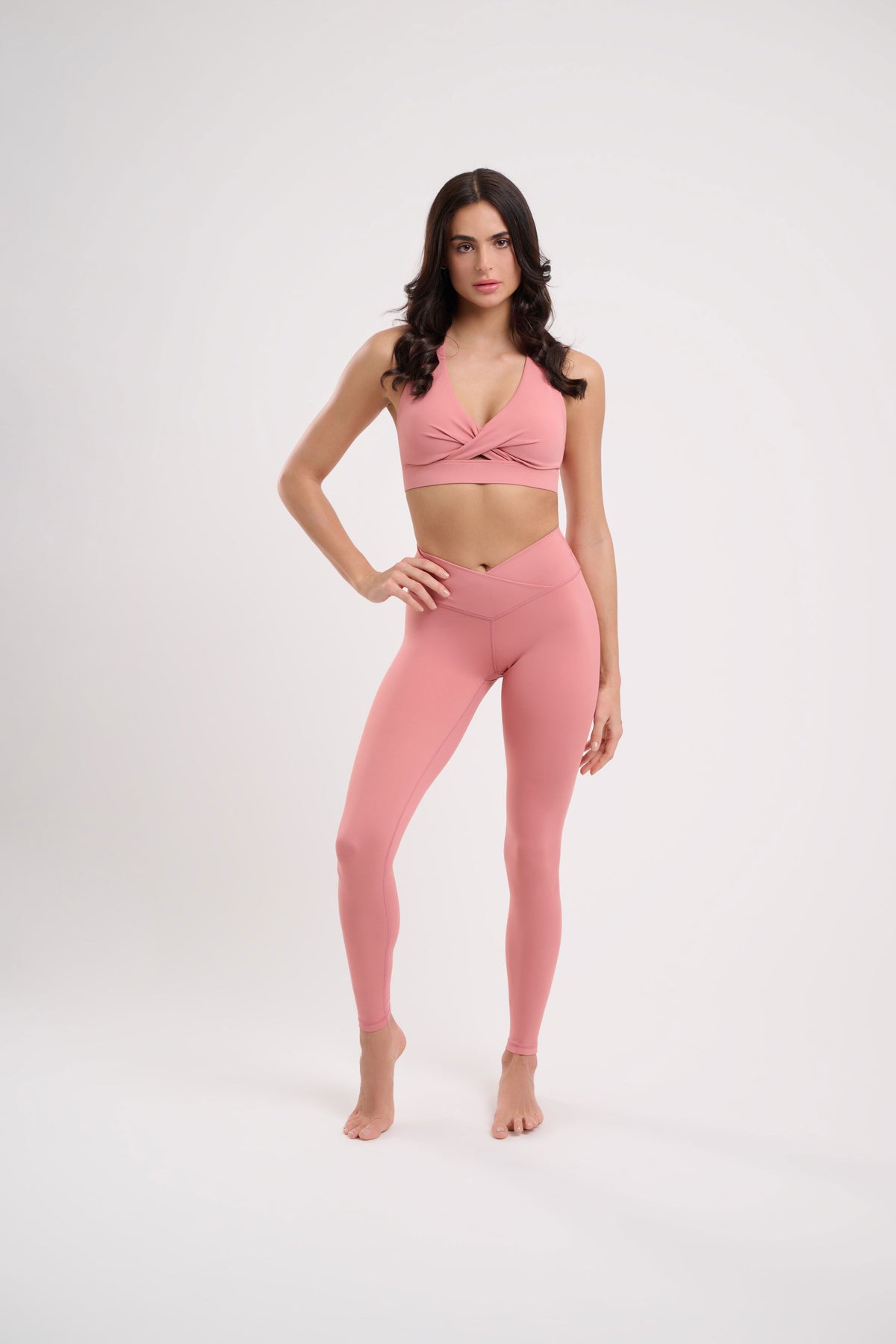 Iris Wrap Leggings Watermelon Pink | By Naturally Evie | Shop Here – warrioraddict.com
